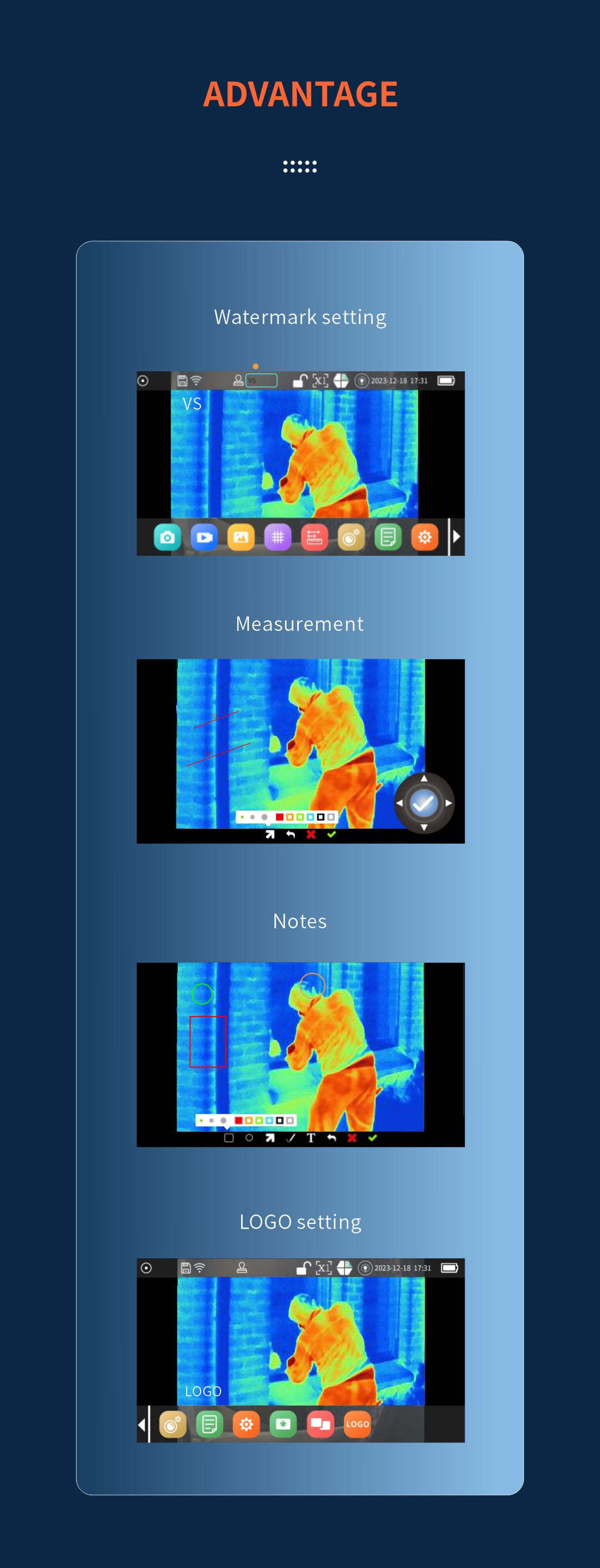 Thermal imaging camera VS-RP Endoscope - VSNDT
